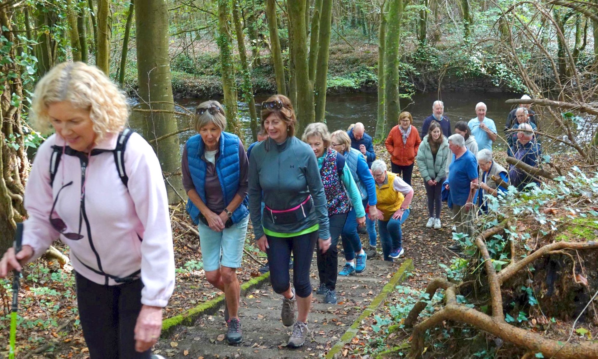 IN PICTURES: Big group of Laois walkers enjoy Durrow Leafy Loop - Page ...