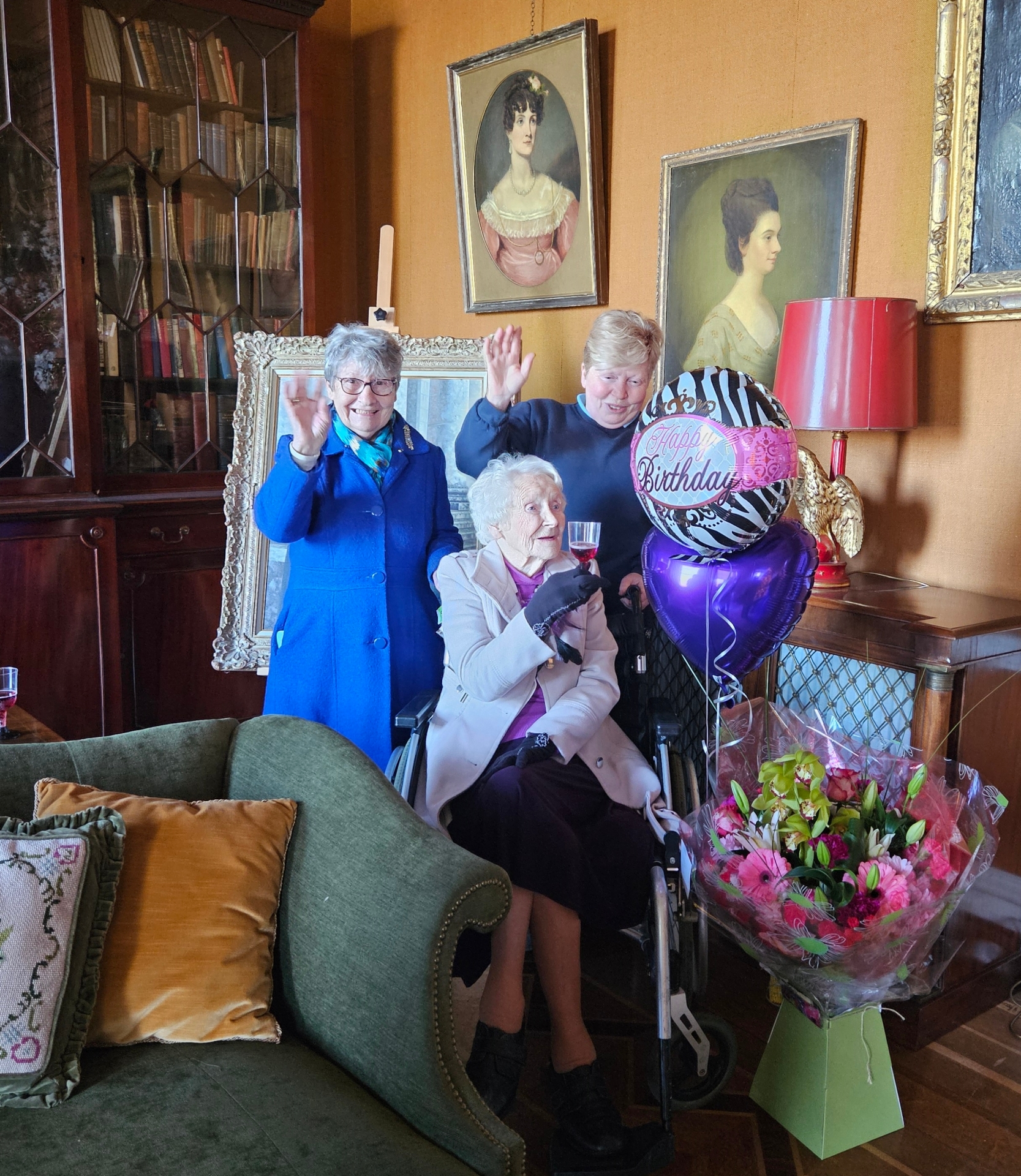 Laois lady celebrates 105th birthday at Emo Court in grand style ...