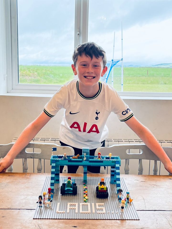 Laois boy rebuilds infamous Portlaoise bridge from Lego - Laois Live