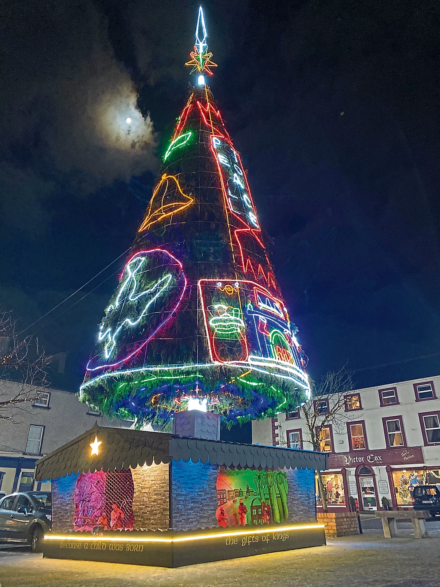 PICTURES: Mountmellick has possibly the biggest real Christmas tree in ...