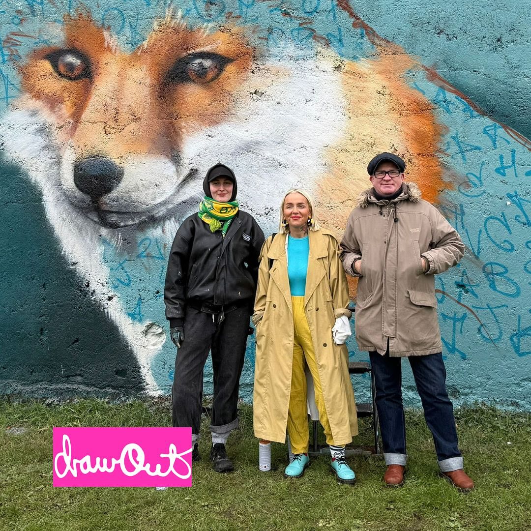 Laois artist winning attention for fantastic fox mural in Limerick city ...