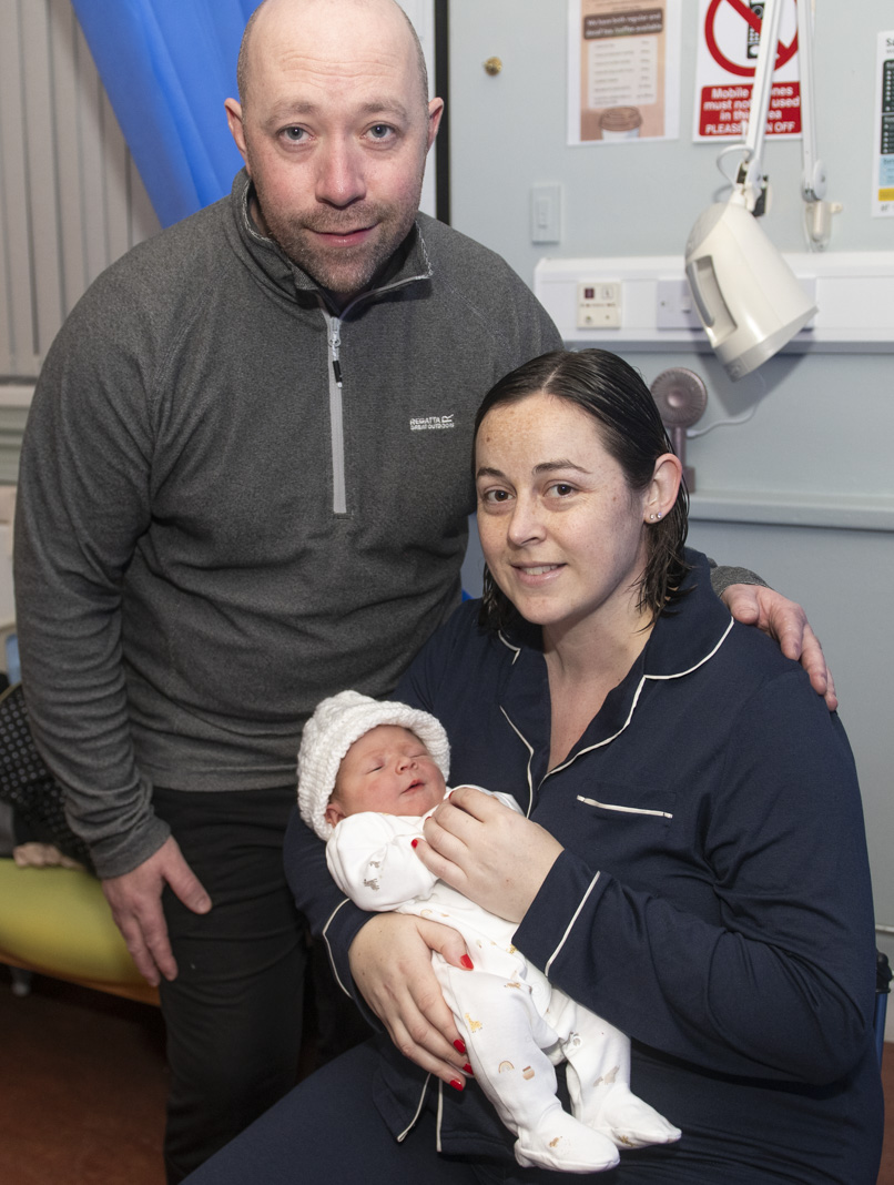 PICTURES: Joy and delight as New Year's babies are born in Portlaoise ...
