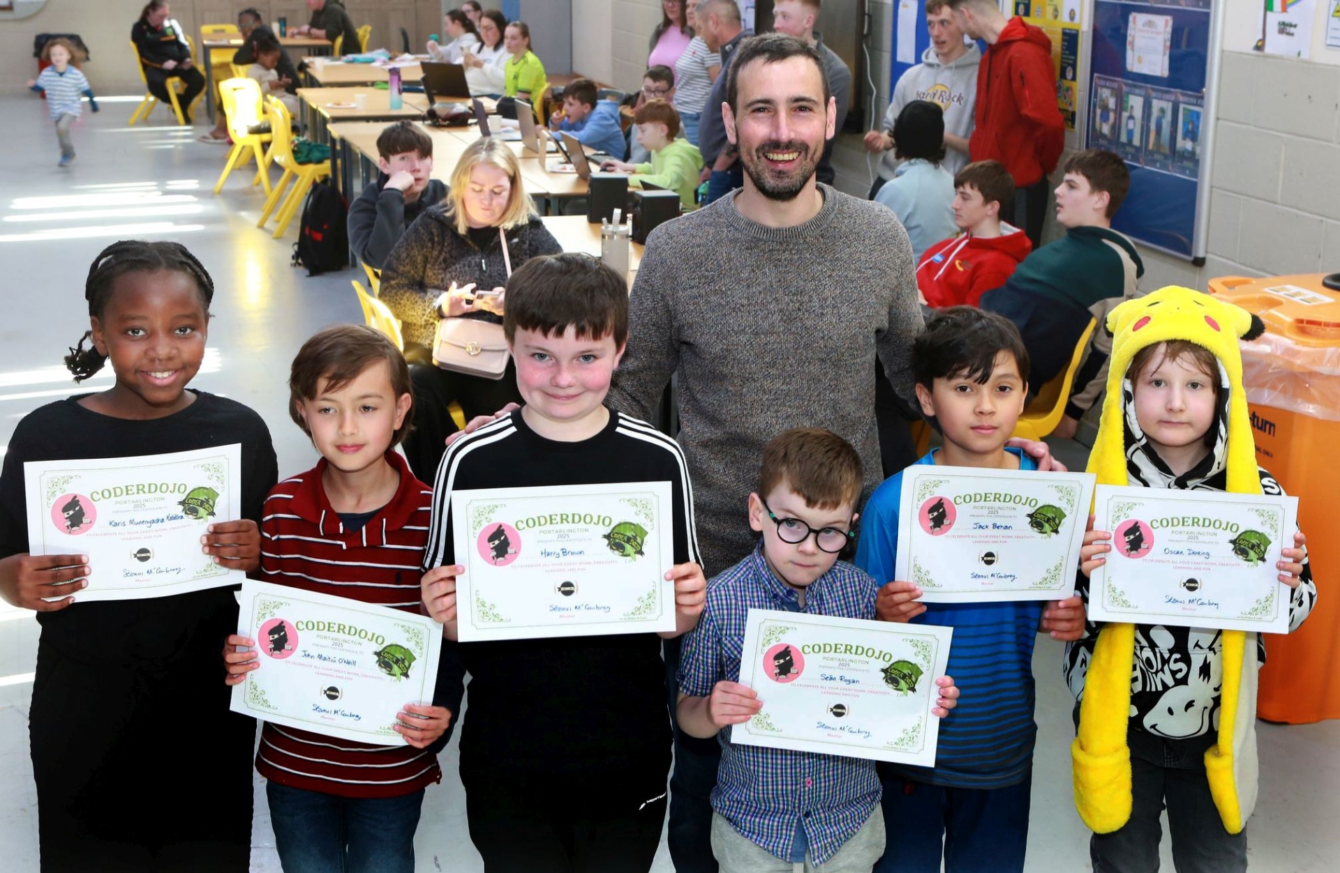 PICTURES: Laois pupils praised at Portarlington Coder Dojo ...